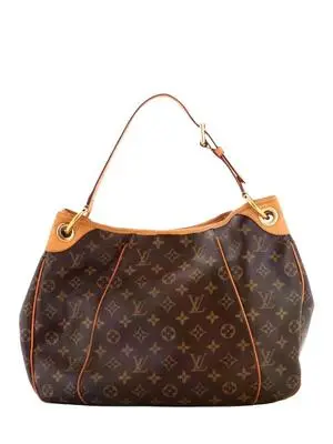 LOUIS VUITTON Louis Vuitton Galliera Monogram Canvas PM Hobo Bag Brown
