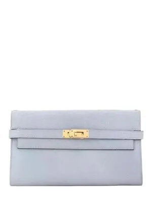 Hermès Kelly Wallet Epsom Long - Blue