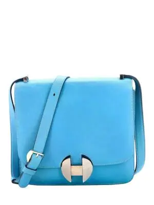 Hermès 2002 Evercolor 20 Shoulder Bag - Blue