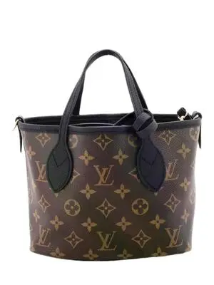 LOUIS VUITTON Neverfull Bandoulière Inside Out Monogram Canvas And Leather Bb Tote Bag - Brown