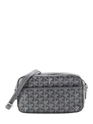 Goyard Cap Vert Coated Canvas Cross Body Camera Bag - Grey