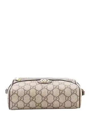 Gucci Ophidia Gg Coated Canvas Mini Shoulder Bag - Brown