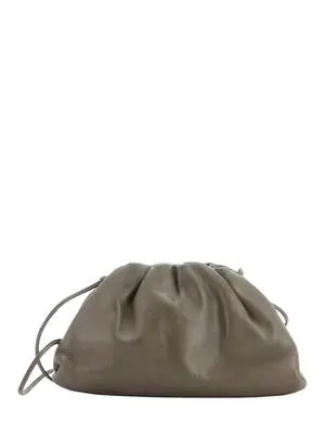 BOTTEGA VENETA The Pouch Leather Mini Crossbody Bag