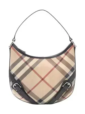 Burberry Nova Check Shoulder Bag - Neutrals