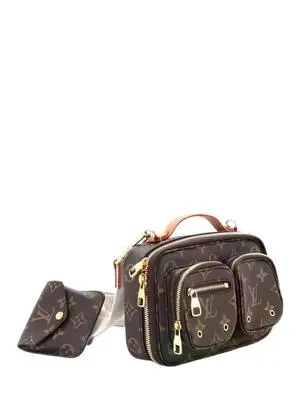 LOUIS VUITTON Monogram Canvas Utility Crossbody Bag - Brown