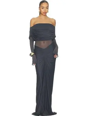 DEME BY GABRIELLA The Jolene Dress - Grey