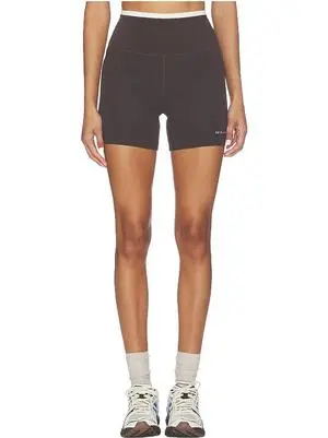 P.E Nation Stellar 5 Inch Biker Shorts - Brown
