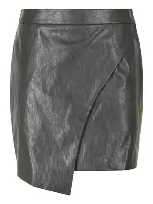 Federica Tosi Asymmetric Mini Skirt - Grey