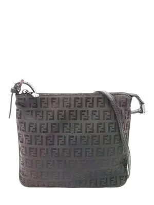 Fendi Zucchino Shoulder Bag - Brown