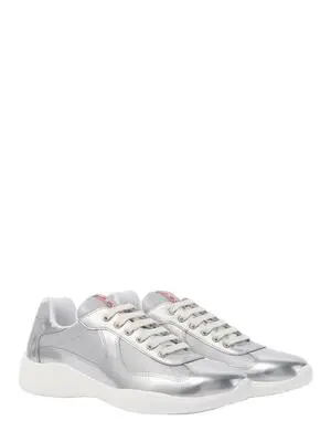 Prada America's Cup Sneakers - Silver