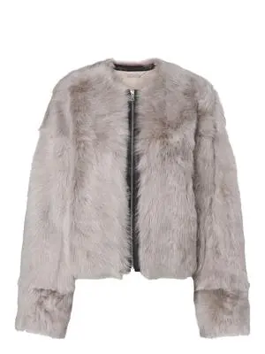 Nour Hammour Dianne Shearling Jacket - Grey