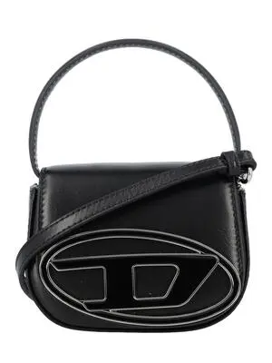 DIESEL® Logo Detail Handbag - Black