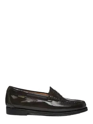 G.H.BASS Patent Leather Loafers - Brown