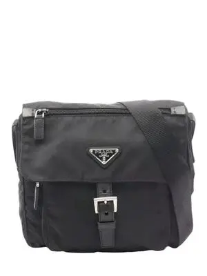 Prada Vela Sport Shoulder Bag - Black