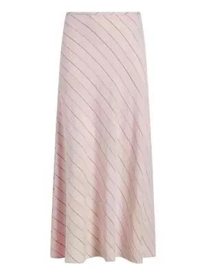 Proenza Schouler White Label Gina A-line Midi Skirt - Pink