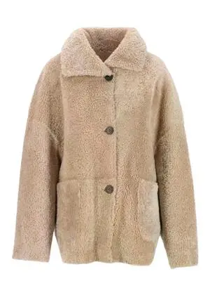 ARMA Isabella Reversible Shearling Jacket - Neutrals