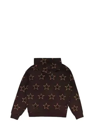 DENIM TEARS Every Tear Is A Star Printed Hoodie - Brown