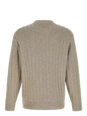BOSS Jacquard-knit Crew Neck Sweater - Neutrals