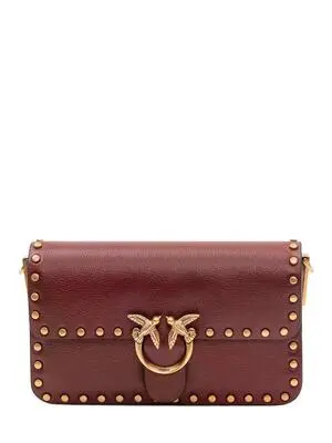 Pinko Baby Love One Slouchy Shoulder Bag - Red