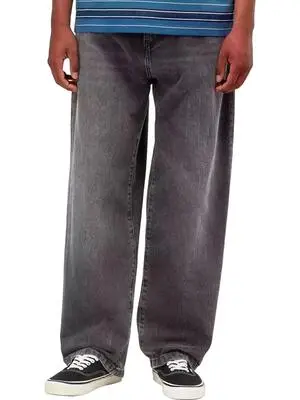 Carhartt Work In Progress Landon Loose Tapered Fit Denim Trousers - Grey