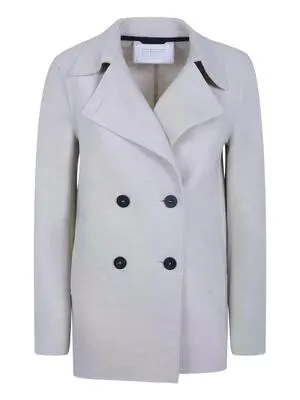 Harris Wharf London Double-breasted Notched-lapel Jacket - Neutrals