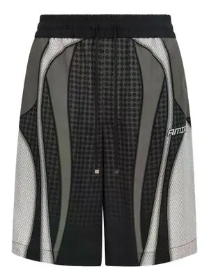 Amiri Sport Panel Shorts - Black