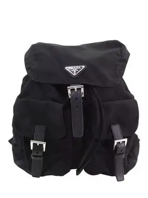 Prada Nylon Tessuto Backpack - Black