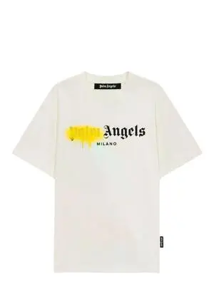 Palm Angels Spray City Milan T-shirt - Neutrals
