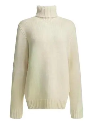 SEMPER Roll-neck Ribbed Sweater - Neutrals