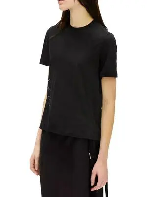 ANN DEMEULEMEESTER Graphic Print T-shirt - Black