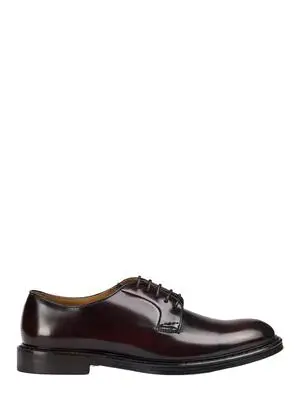 DOUCAL'S Leather Derby Shoes - Brown
