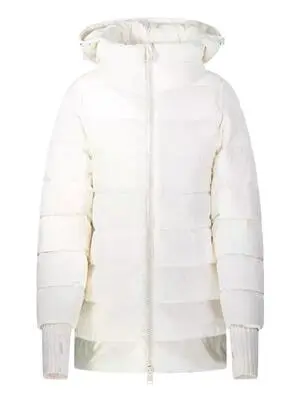 Herno Hooded Quilted Coat - White