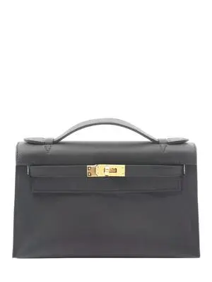 Hermès Kelly Pochette 22 Handbag - Black