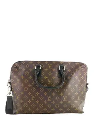 LOUIS VUITTON Monogram Canvas Porte-documents Jour Bag - Brown