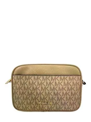 Michael Kors Logo Print Cross Body Bag - Neutrals