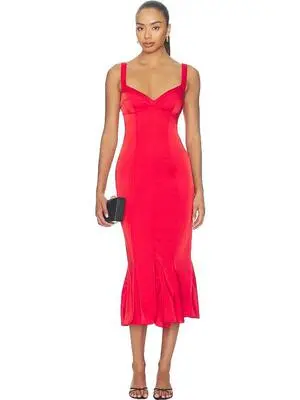 GUIZIO Amelie Bra Dress - Red