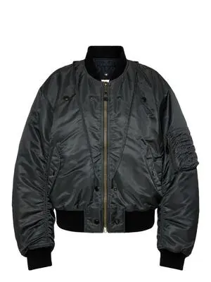 MAISON MARGIELA Nylon Bomber Jacket - Green