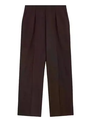 Momoni Tailored Pressed-crease Trousers - Brown