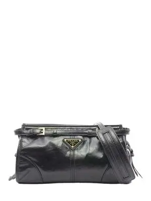 Prada Small Bonnie Shoulder Bag - Black