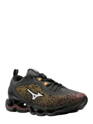 Mizuno Wave Prophecy Graphic Print Lace-up Sneakers - Black