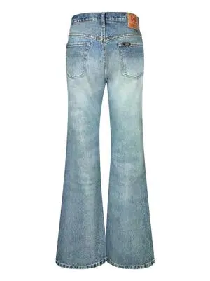 LOIS Faded Flared Jeans - Blue