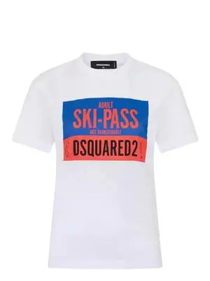 Dsquared2 Graphic Print T-shirt - White