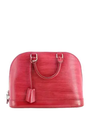 LOUIS VUITTON Louis Vuitton Epi Leather Alma Satchel Pink