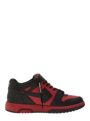 Off-White Out Of Office" Leather Sneakers - Black