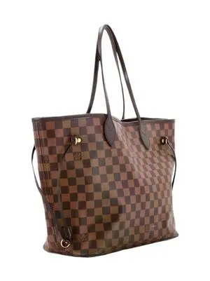LOUIS VUITTON Damier Mm Tote Bag - Brown