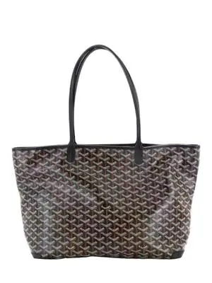 Goyard Goyard Artois Tote Coated Canvas MM Shoulder Bag Black