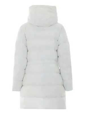MOORER Hooded Down Coat - White