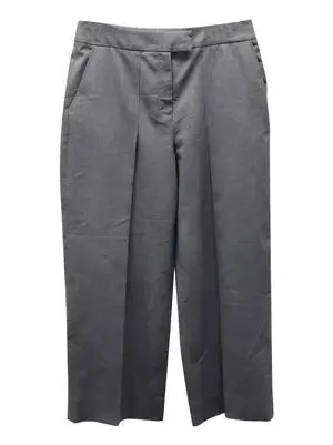 Zac Posen Cropped Tailored Trousers - Grey