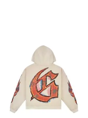 GODSPEED Ath Graphic-print Hoodie - Neutrals