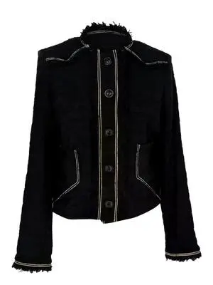 ISABEL MARANT VINTAGE Tweed Blazer - Black